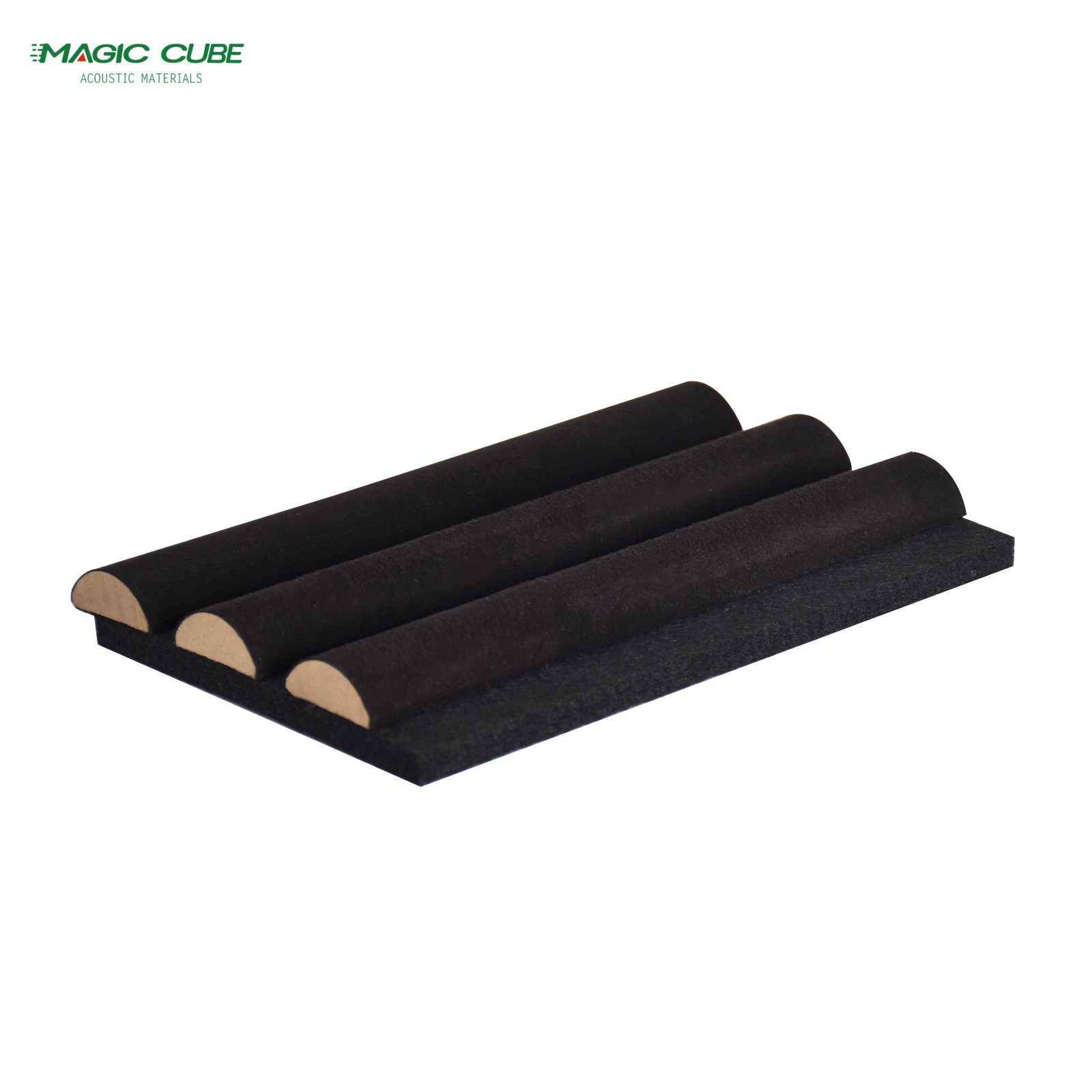 Acoustic Wooden Slat Panels With Luxurious Suede Finish For Sound ...